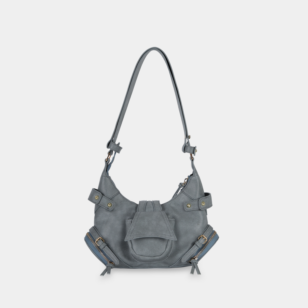 Bag 2-FACE Small size (S) in Cement Blue