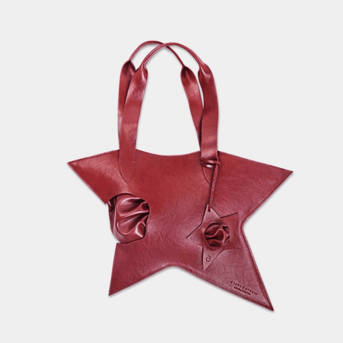 Bag Zigzag Star in Dark Red