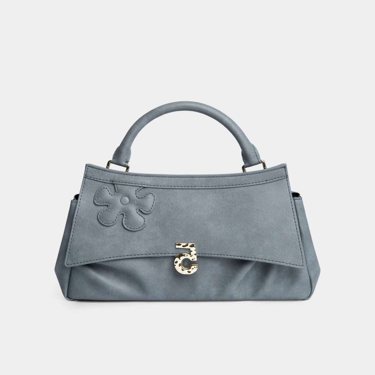 Bag Fifth Clutchie in Cement Blue