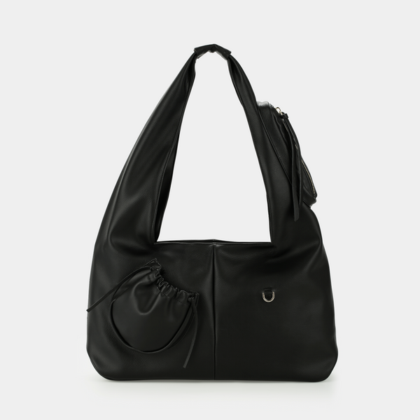 Bag C2-Pocket Hobo Laptop size (L) in Black