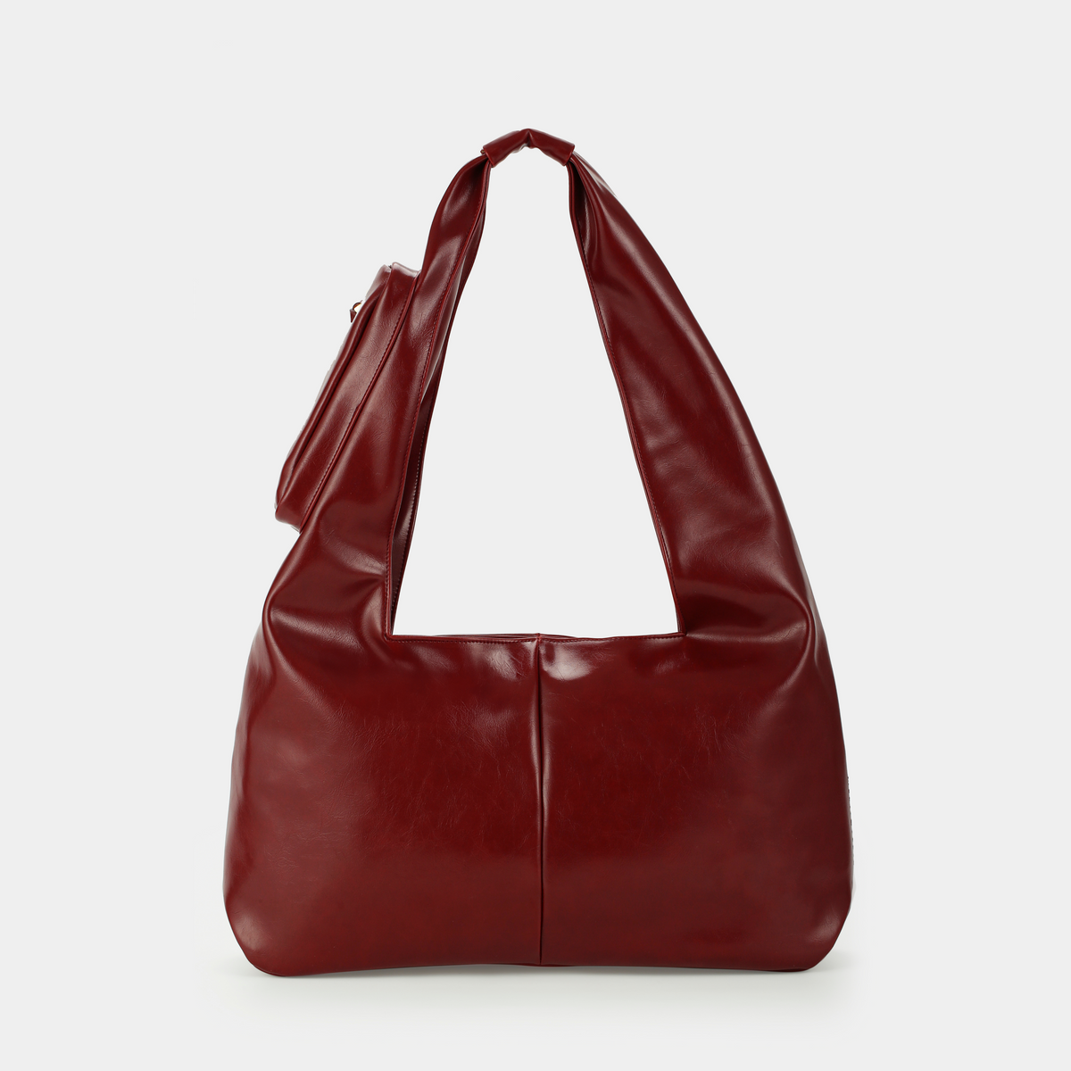Bag C2-Pocket Hobo Laptop size (L) in Dark Red